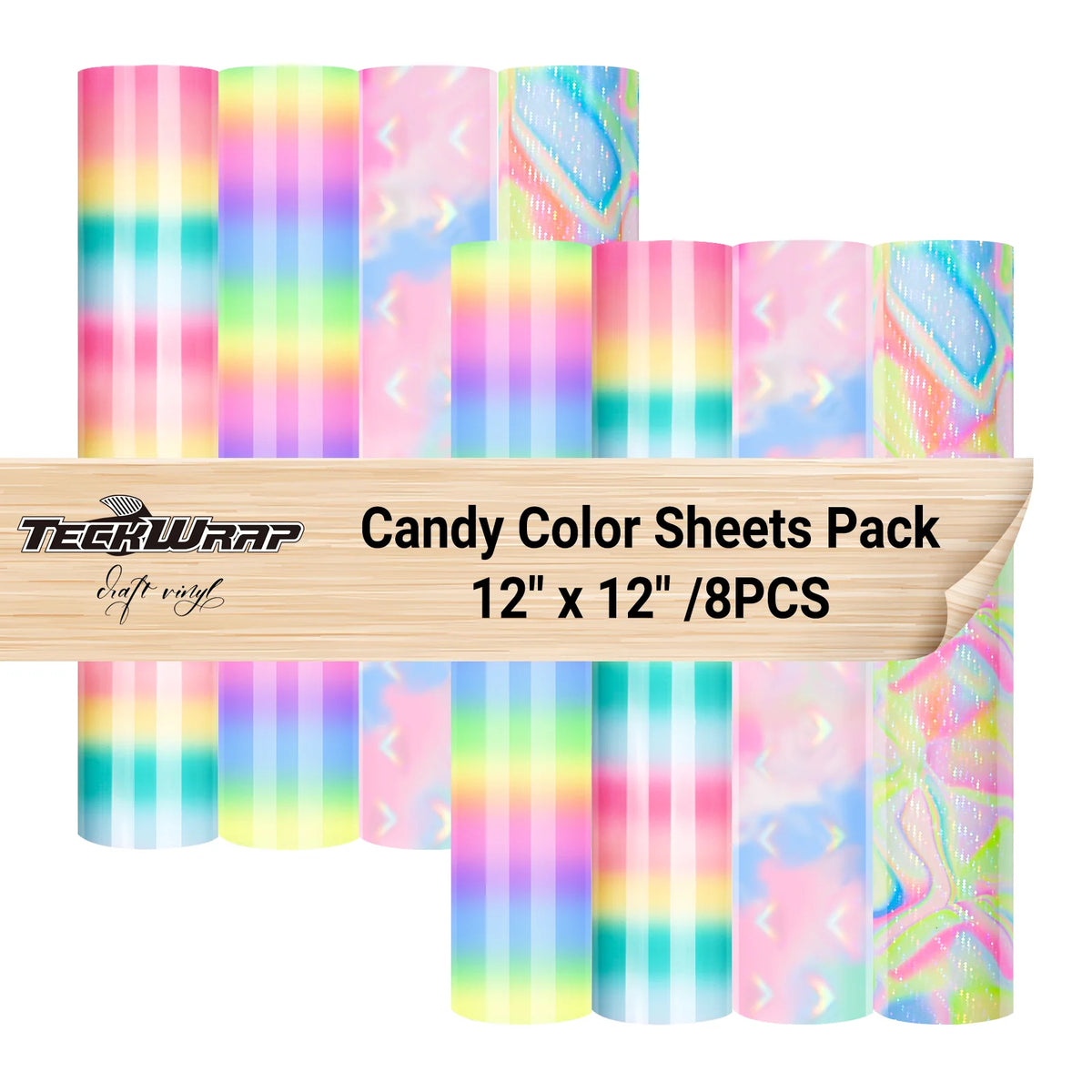 Candy Color Sheets Pack – TeckWrap Craft Europe
